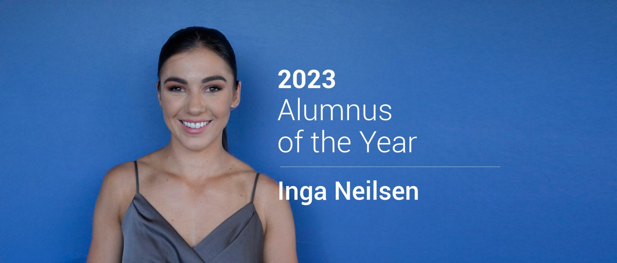 2023 Alumnus of the Year Inga Neilsen